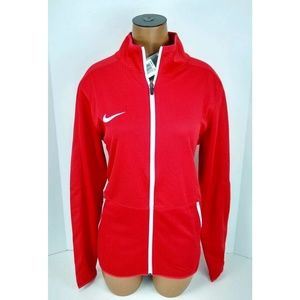 Nike | Jackets & Coats | New Nike Dri Fit Rivalry Warm Up Red Zip Up ...